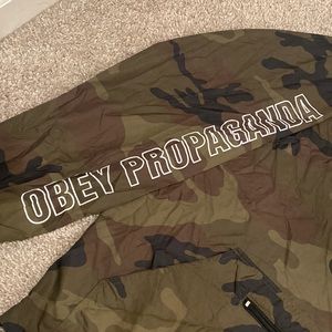 Obey | Jackets & Coats | Obey Camo Mens Anorak Jacket | Poshmark